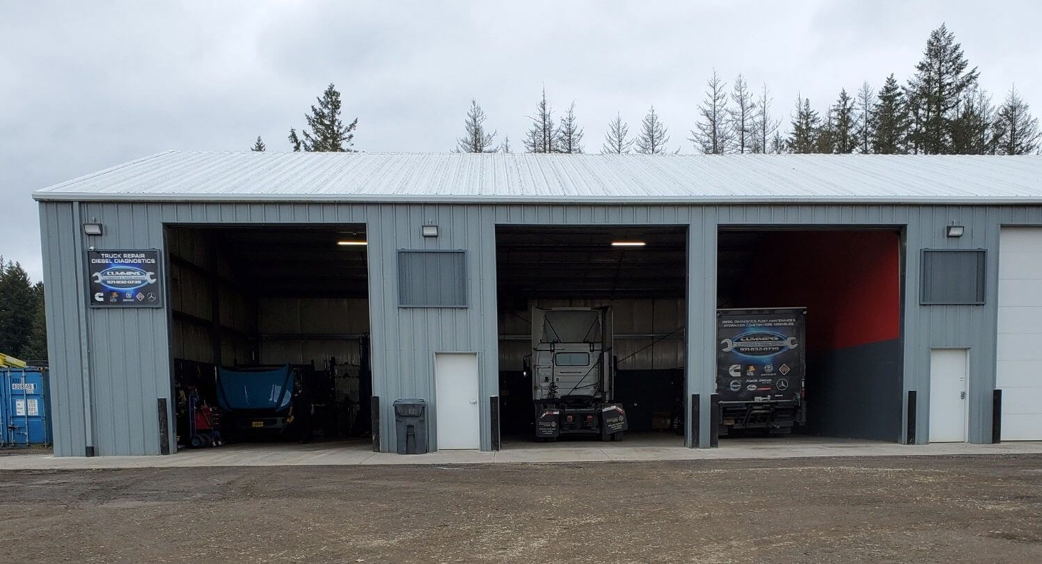 Diesel Repair Shop Location and Oregon Mobile Service Area